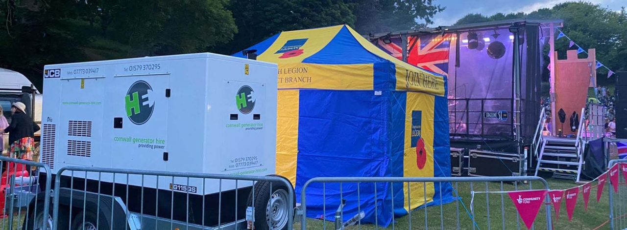 Event Cabling & Power Distribution Hire with generator hire